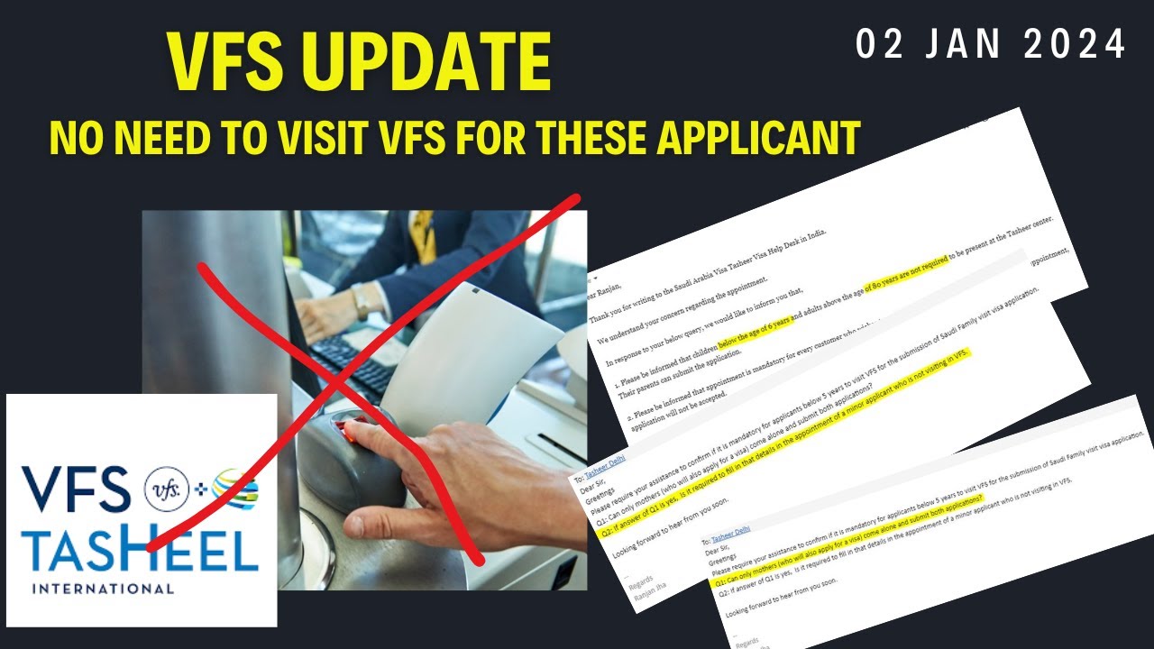 No need to visit VFS for these applicant || Important update for Saudi ...