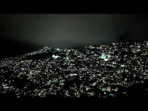 NIGHT View of Aizawl City - YouTube