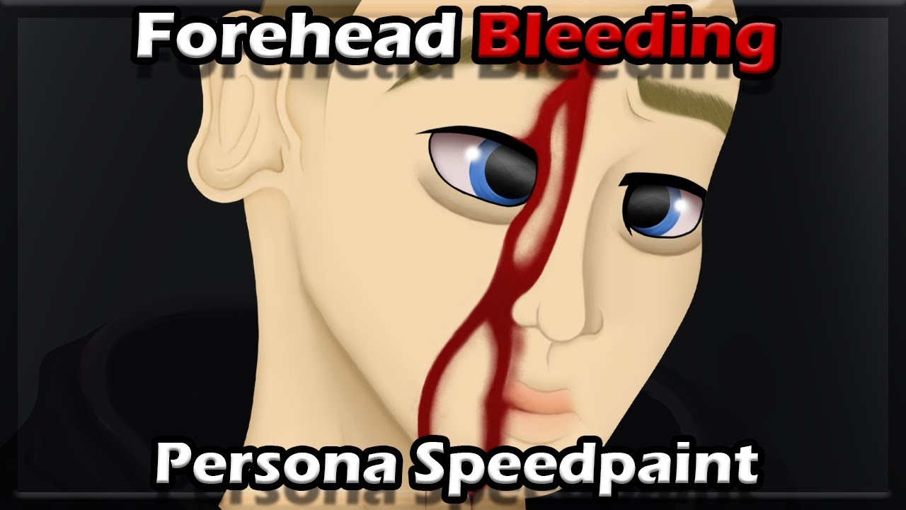 Forehead Bleeding | Persona Speedpaint - YouTube