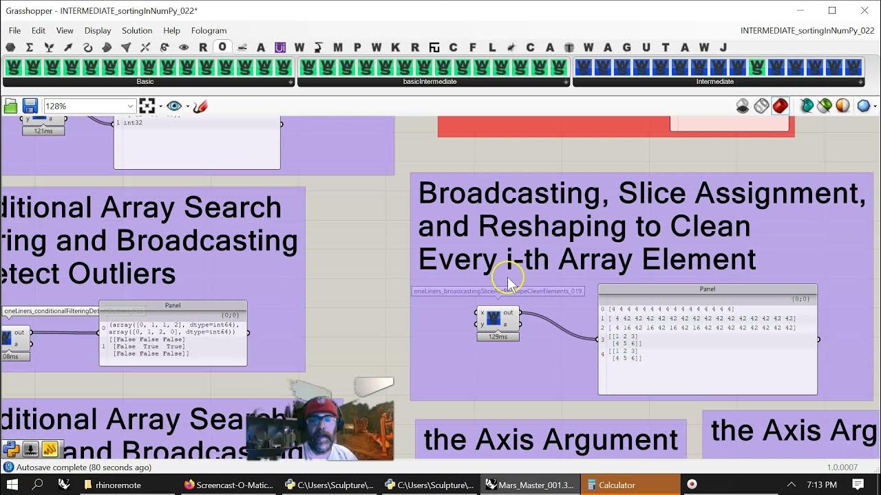 ONELINERS | ghPython User Objects | homogenousValuesThru TheAxisArgumentEXAMPLE_013-21 - YouTube