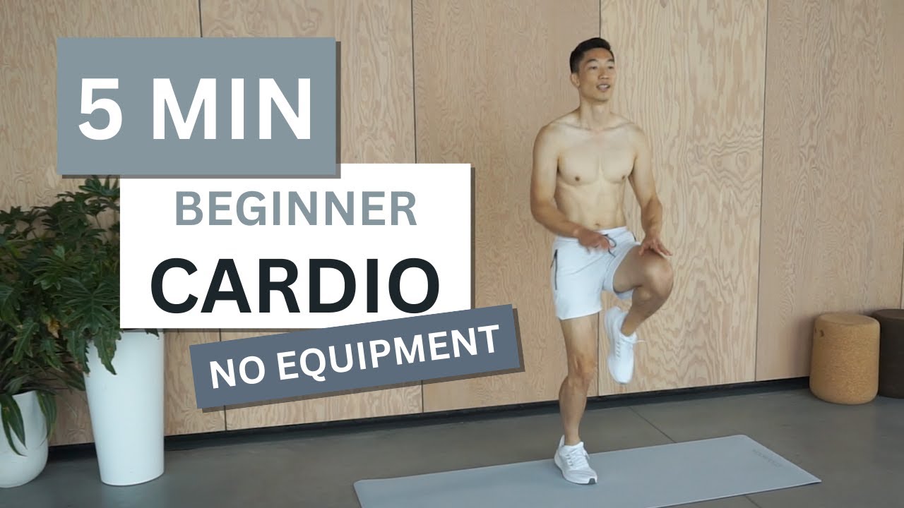 5 MIN CARDIO WORKOUT | Beginner Friendly | No Equipment - YouTube