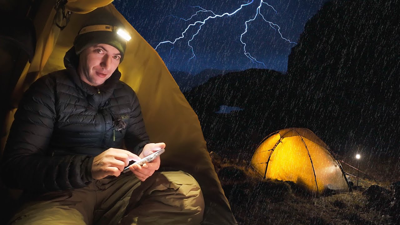Ireland’s WORST Storm Ever?! Solo Mountain Tent Wild Camp as It Kicked ...