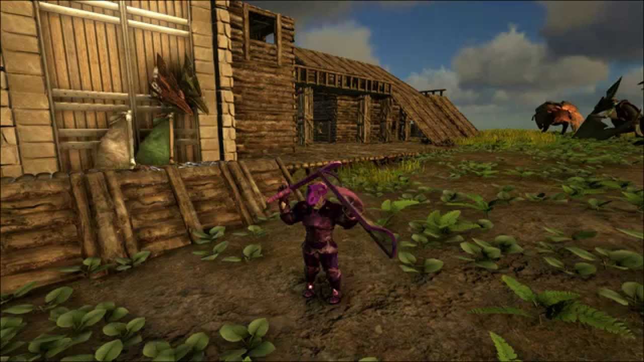 ARK: Survival Evolved v222.1 Riot Shield, Metal Shield Sword - YouTube