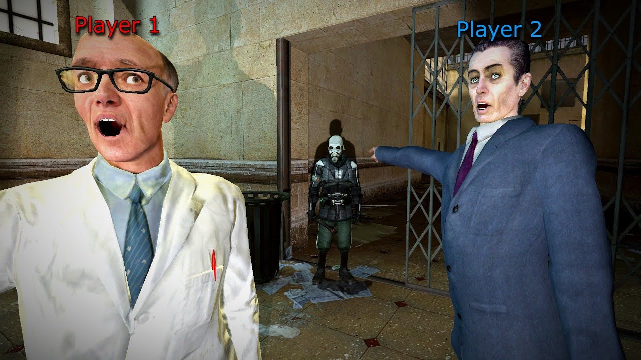 Two player half-life is MADNESS - YouTube