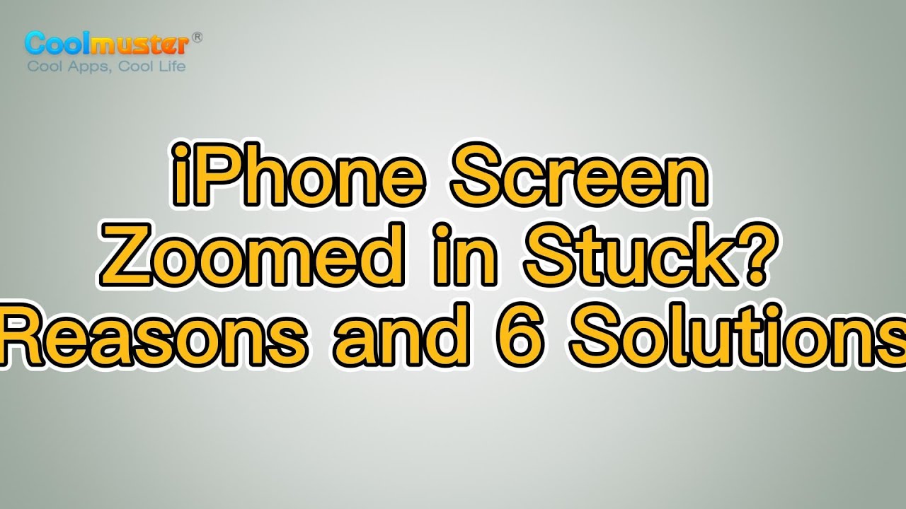 iPhone Screen Zoomed in Stuck? Why and How to Fix It! - YouTube