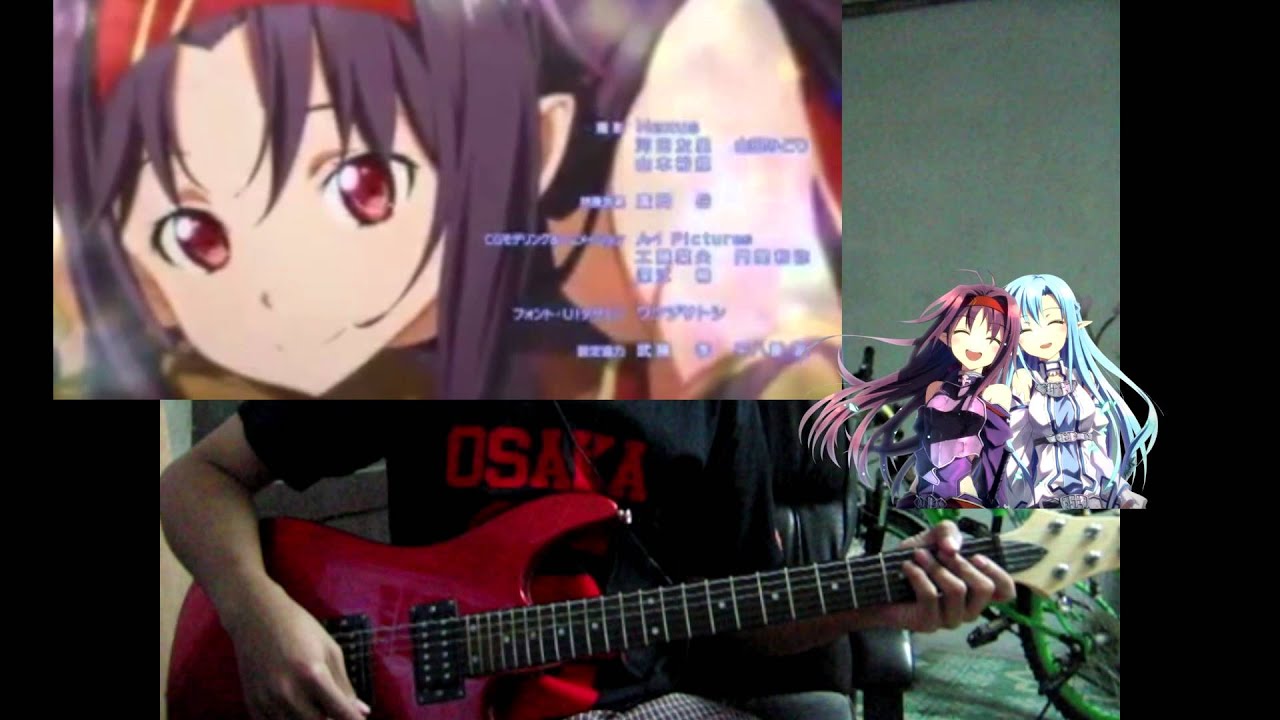 Sword Art Online 2 ED Shirushi/ シルシ-LISA GUITAR COVER - YouTube