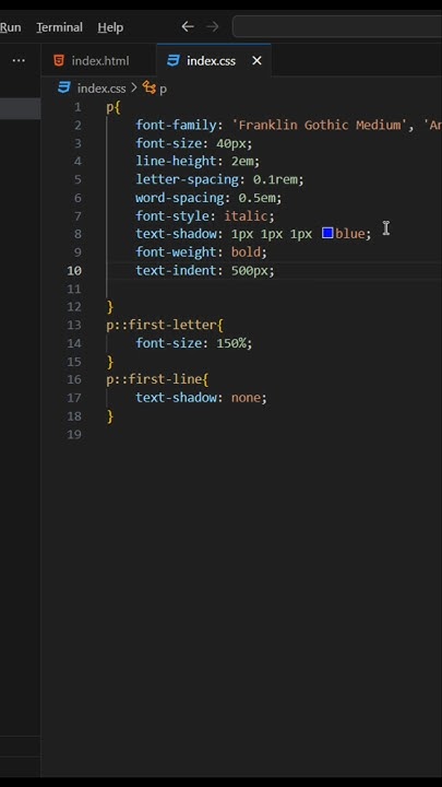 Paragraph | HTML and CSS - YouTube