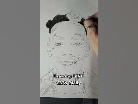 New Drawing: Number 18 YNW Melly 💜🏴󠁧󠁢󠁳󠁣󠁴󠁿 #art #drawing #ynwmelly #223 ...