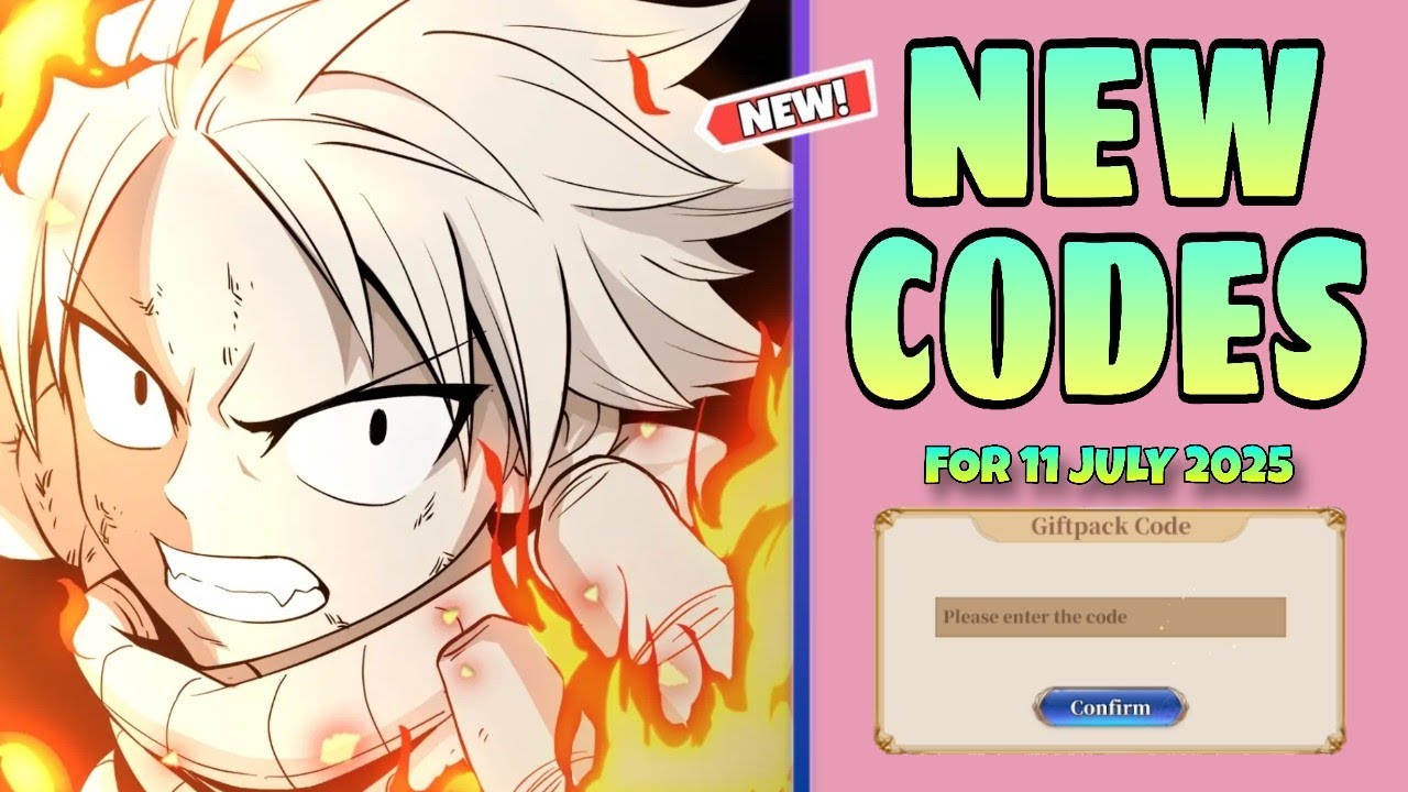 *New* Fairy Tail Fierce Fight Global Codes || 11 July 2025 || Fairy ...