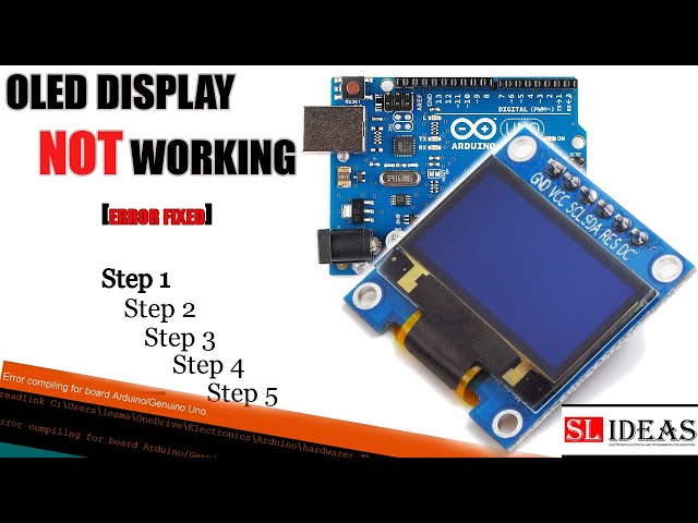 Arduino Nano Oled Display Tutorial For Beginners Inch I2c 57 Off