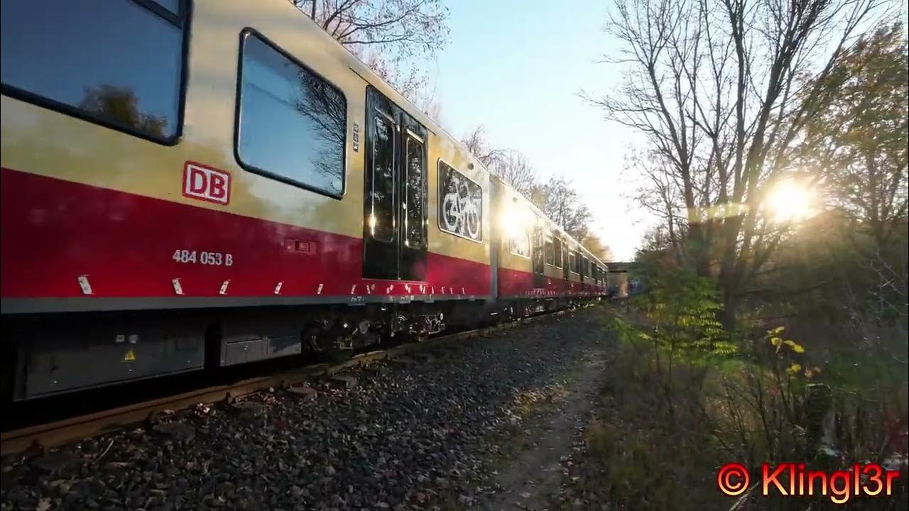 Überführung neue S-Bahn für Berlin - BR 484 053 & V100 auf der Heidekrautbahn [4K60] - YouTube