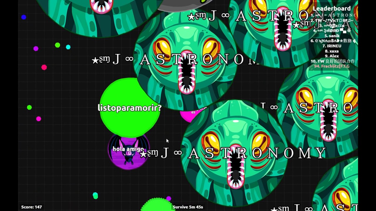 Agar.io Space1.io New Gameplay/read description/Frachlitz The Great - YouTube