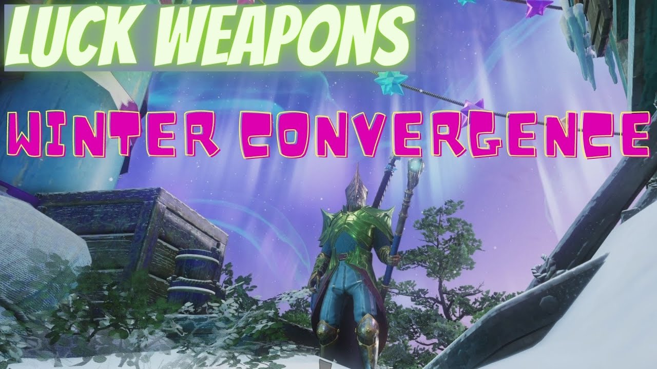 Get your LUCK WEAPONS FINALLY! New World Winter Convergence Event - YouTube