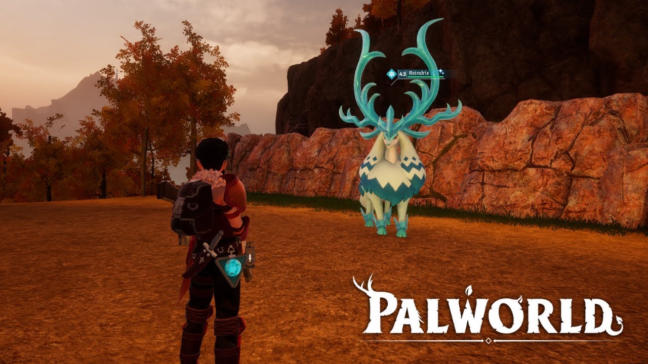 I Captured a Lucky (Shiny) Reindrix in Palworld with 1% Capture Rate ...