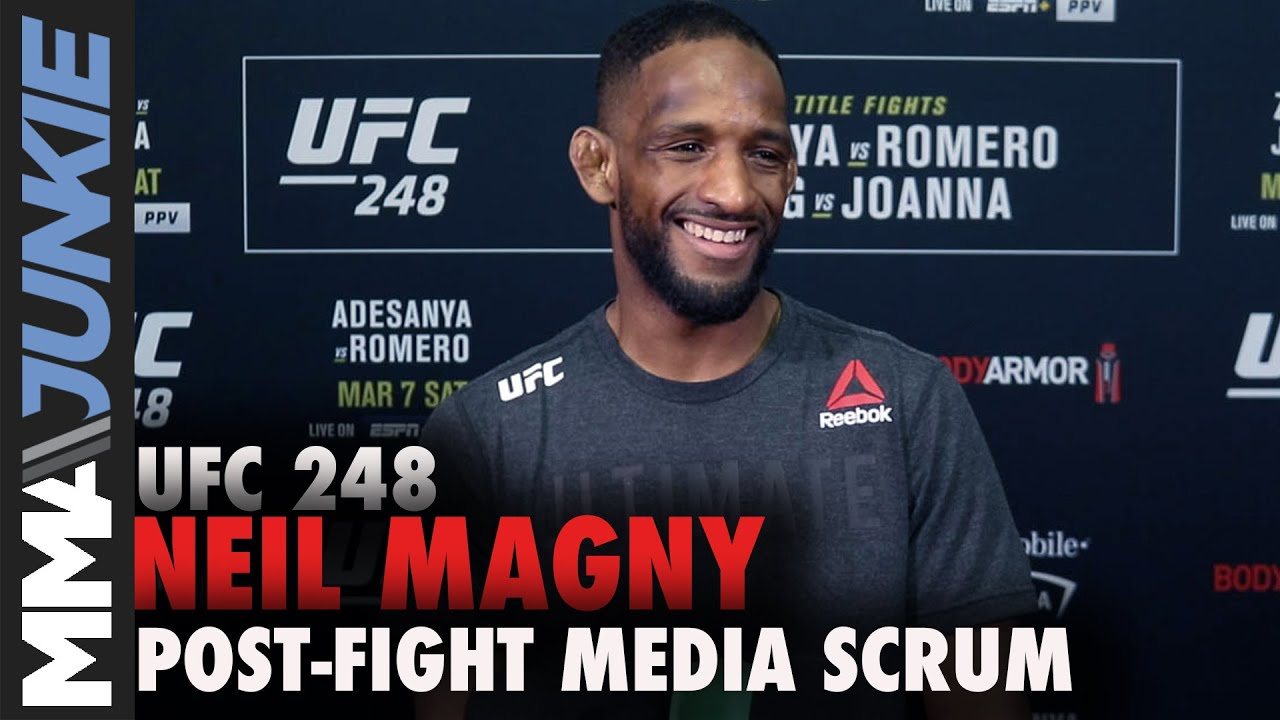 UFC 248: Neil Magny full post-fight media scrum - YouTube