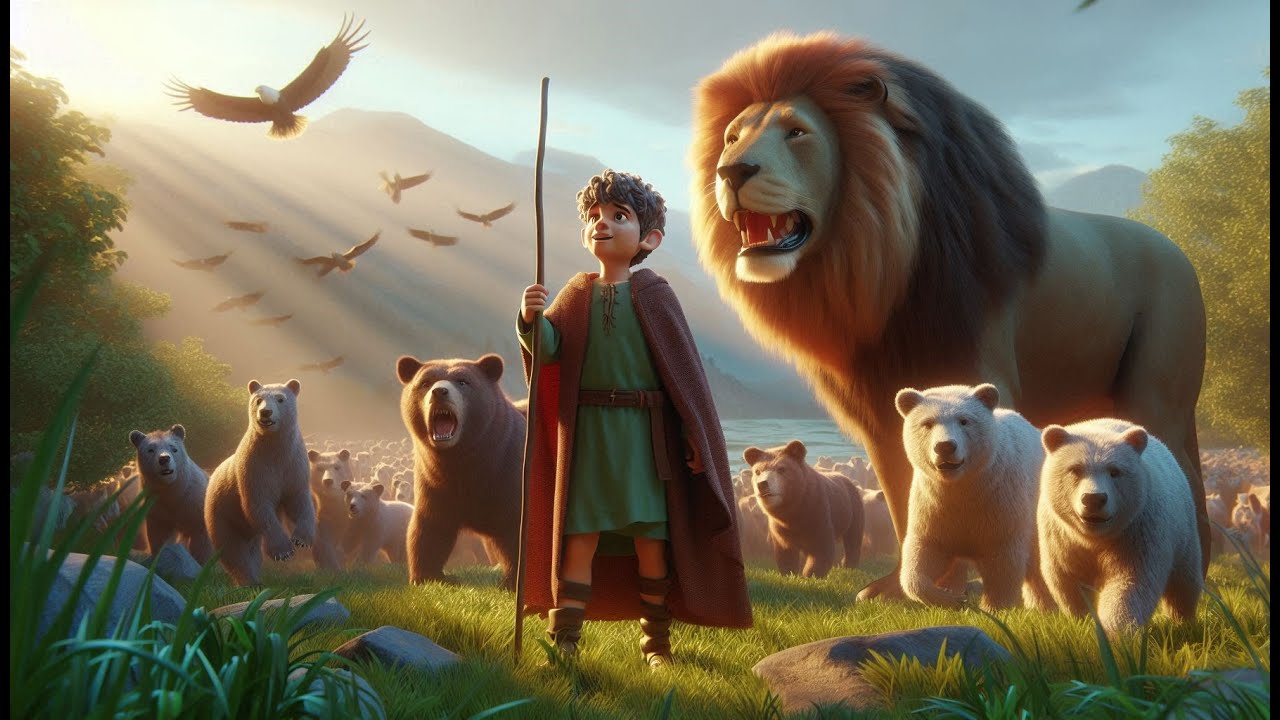 The Shepherd Boy, Bible story song, Christian kids song, faith songs ...