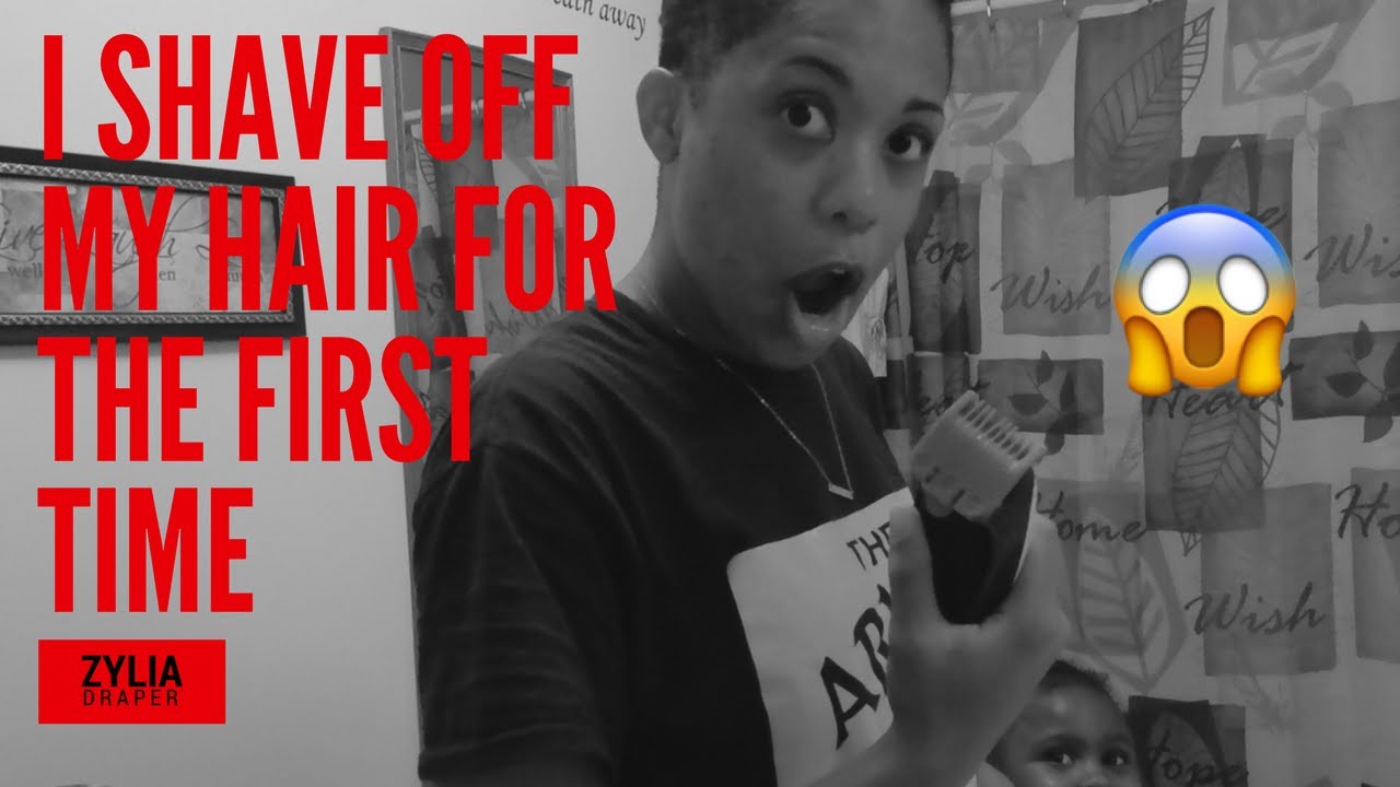 I SHAVE OFF MY HAIR FOR THE FIRST TIME | ft Chloe - YouTube