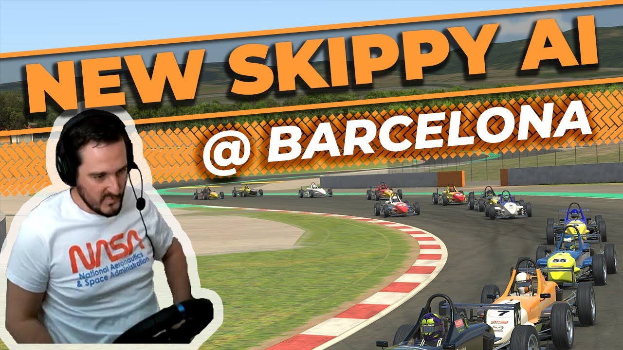 iRacing - New Skippy AI Challenge | Skip Barber @ Barcelona - YouTube
