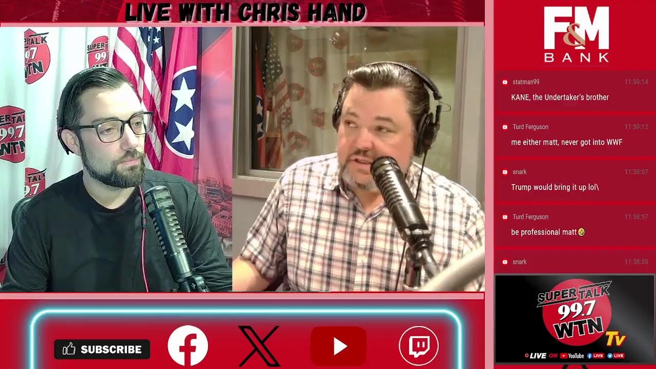 It's Tuesday and Mac actually decided to show up to the Chris Hand Show ...