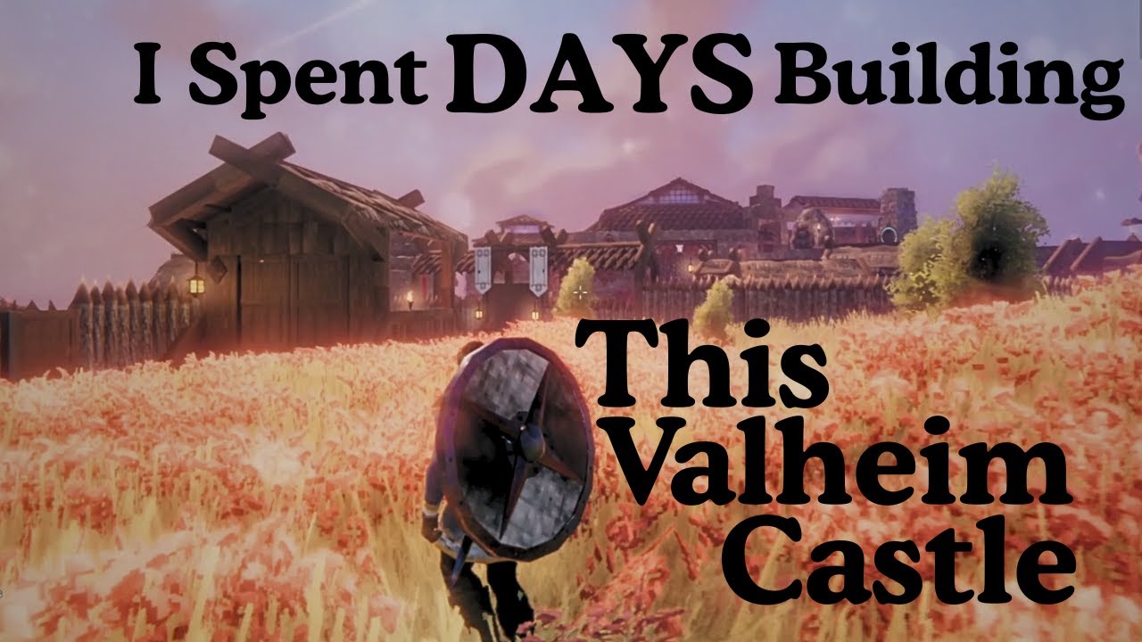 I Built a MASSIVE Plains Castle in Valheim (Endgame Build) - YouTube