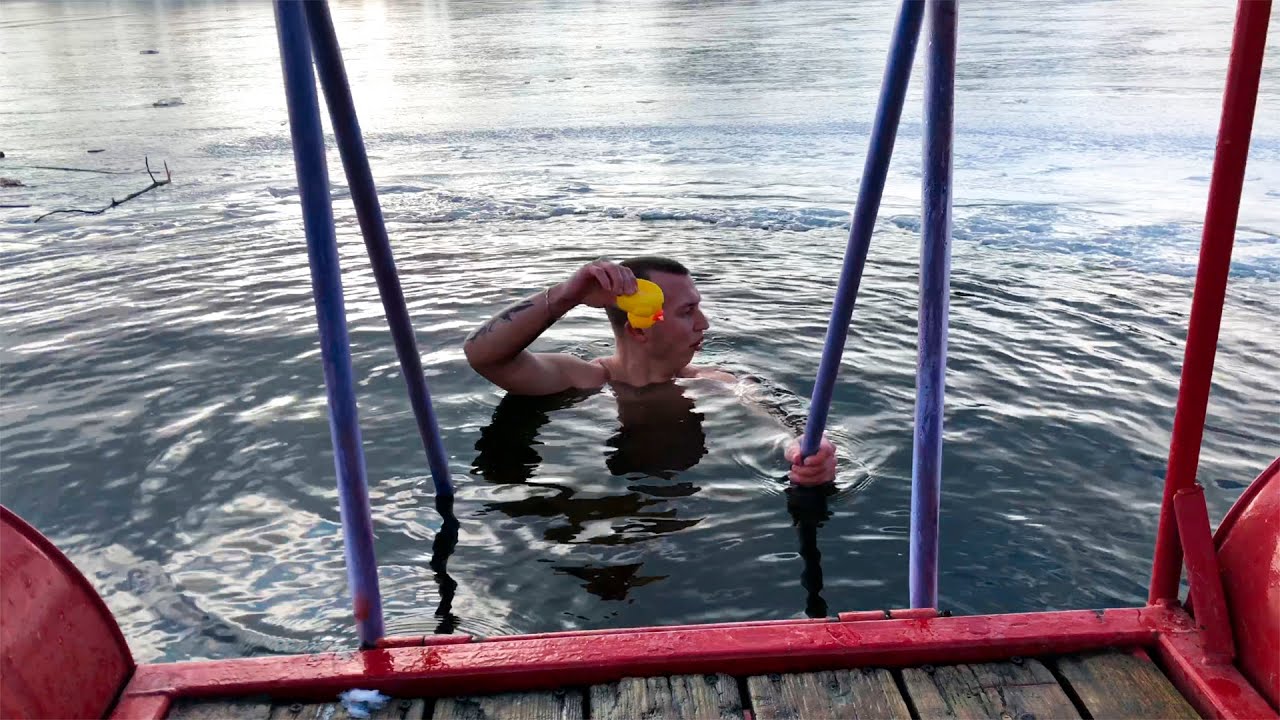 I swim in the icy water with Peri the duck and enjoy everything that ...