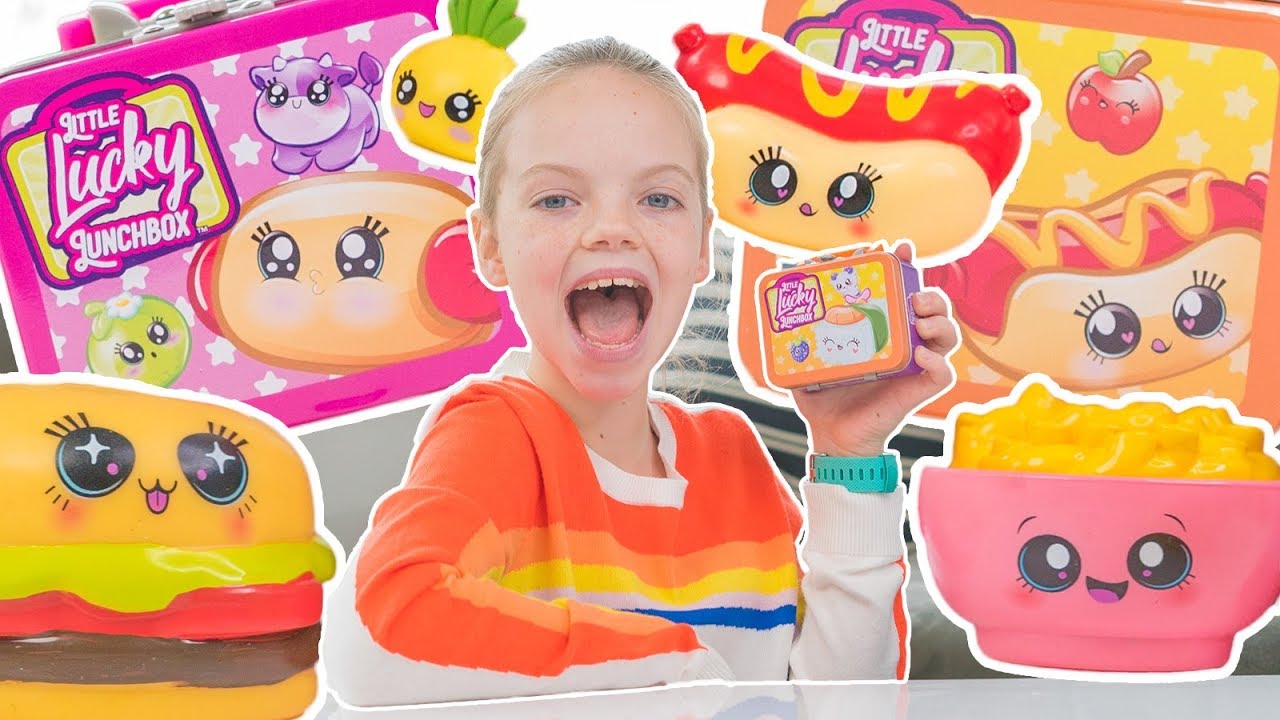 Cute Food! Little Lucky Lunchbox Surprise Tin - YouTube