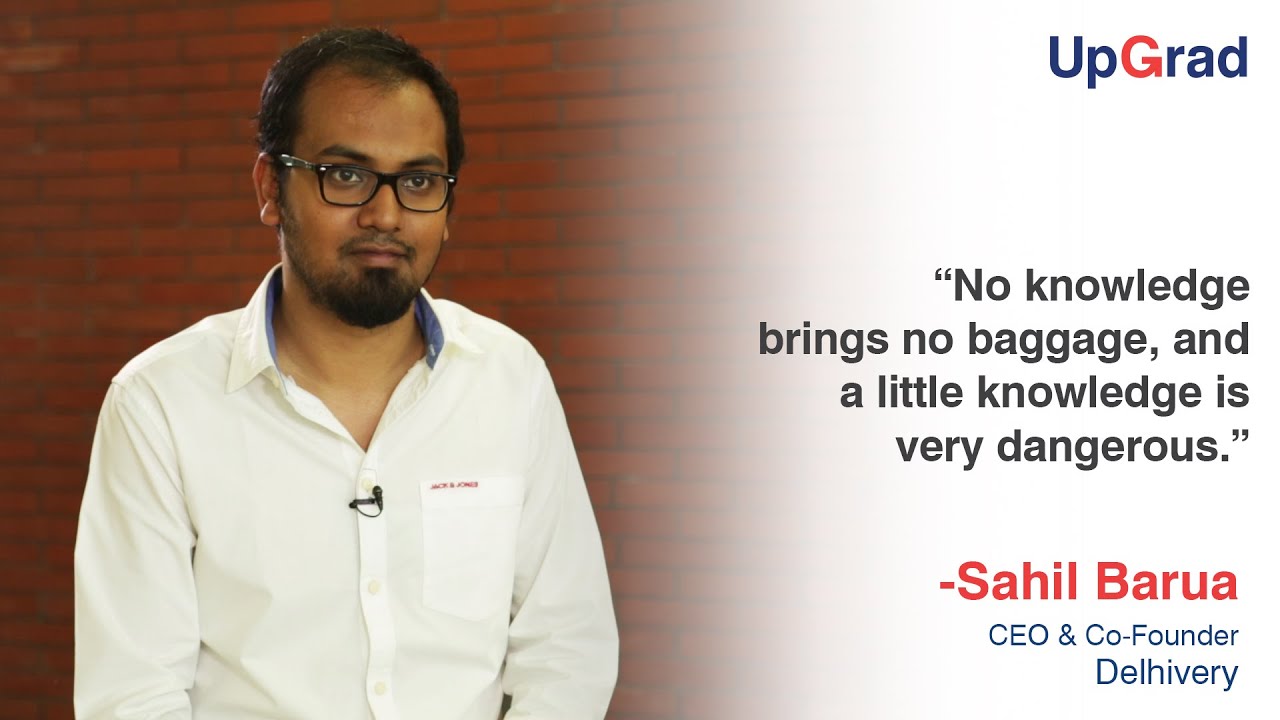 Entrepreneurs Talk With Founder Of Delhivery| Sahil Barua ...