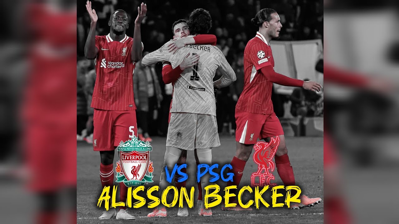 Alisson Becker saved vs PSG ☠️ - YouTube