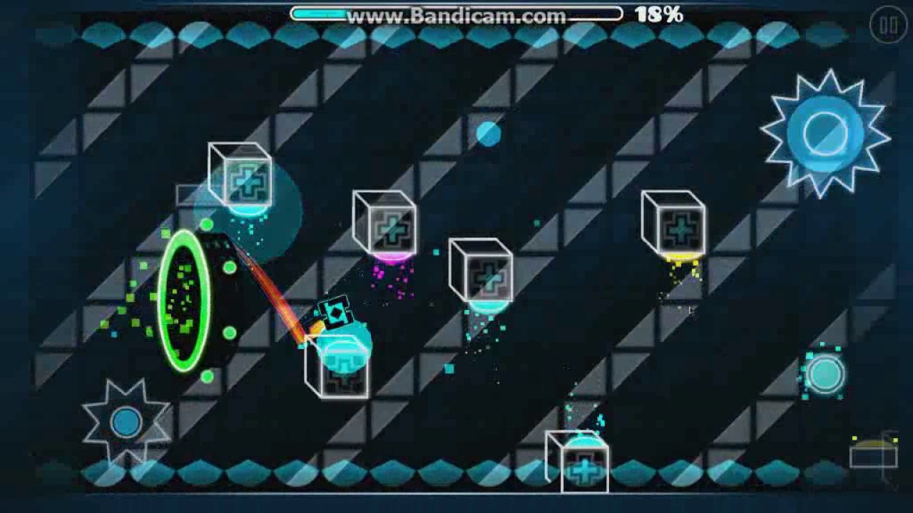 Geometry Dash-Sonic Wave Lv1 55% - YouTube
