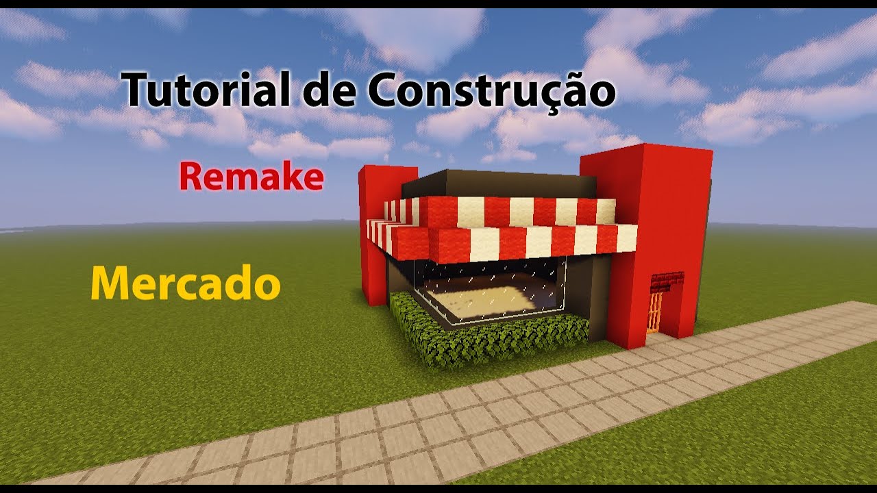 Minecraft: Como construir um Mercado - YouTube