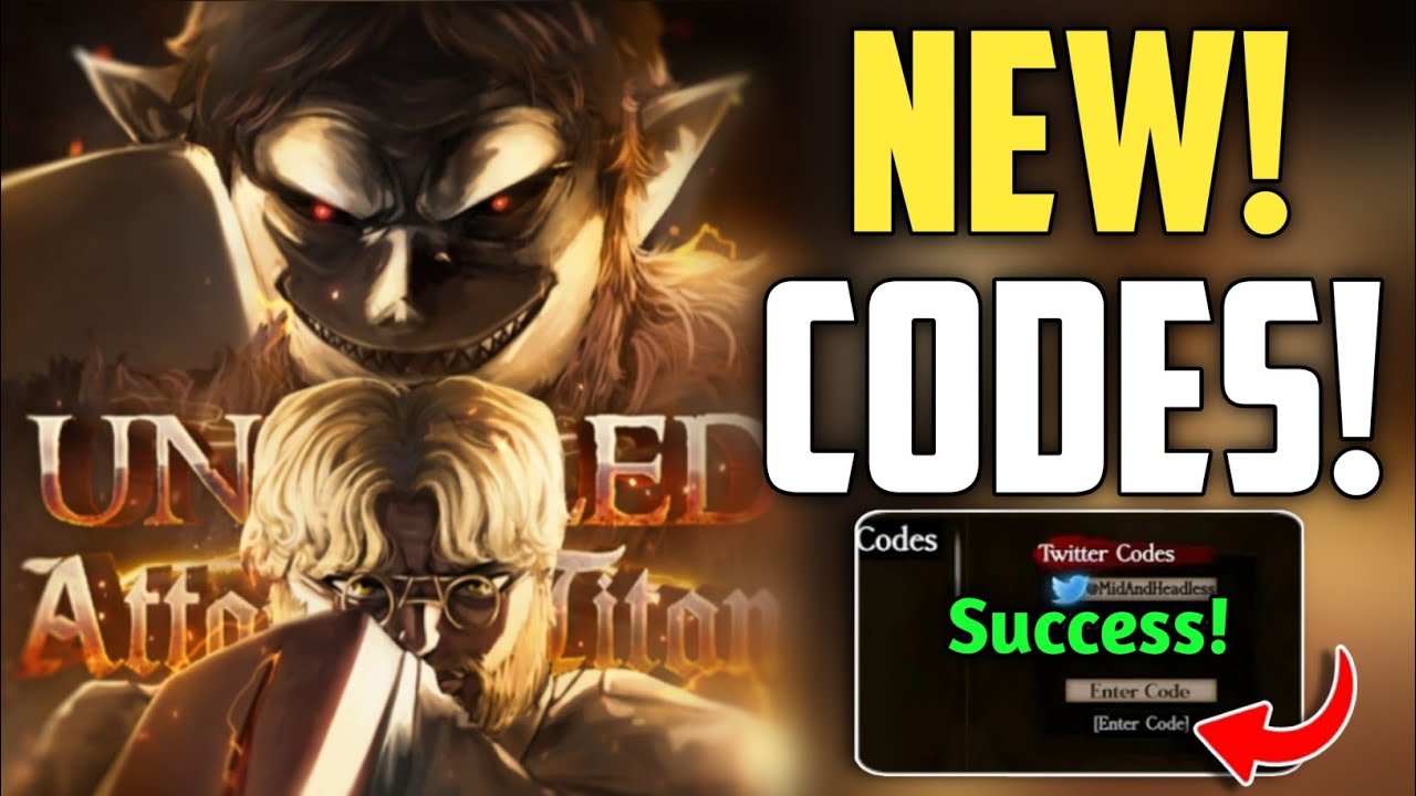 *NEW* ALL WORKING UNTITLED ATTACK ON TITAN CODES 2023 | UNTITLED ATTACK ...