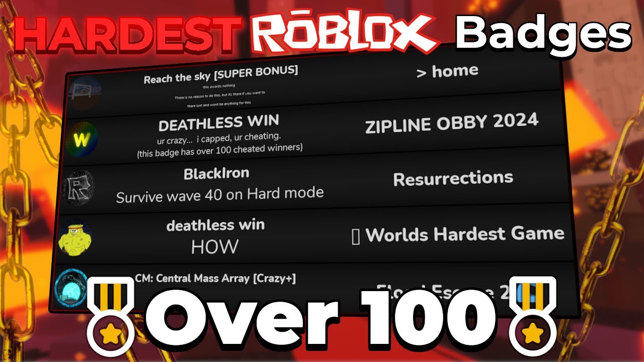Trying to Get Ultra HARD Badges on Roblox | #11 - YouTube