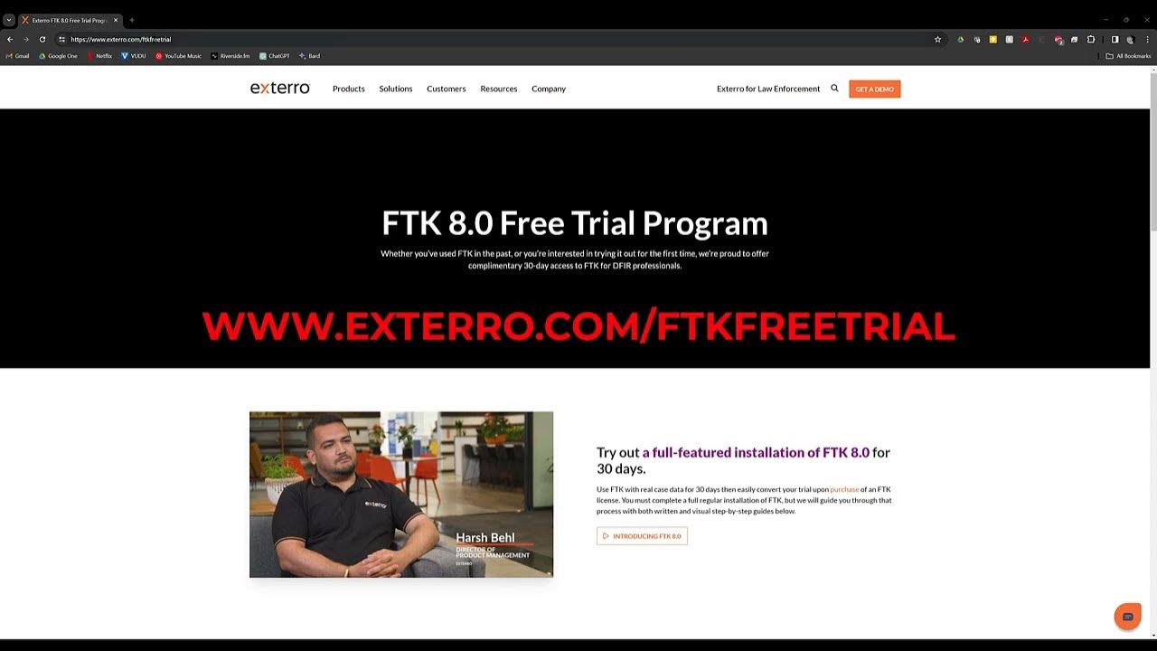 FTK Trial Download and Activation Instructions (Re-Upload) - YouTube