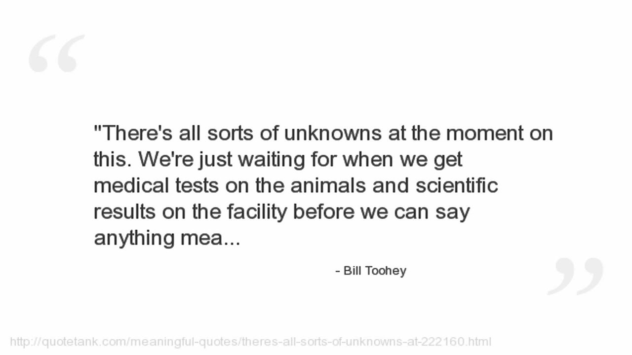 Bill Toohey Quotes - YouTube