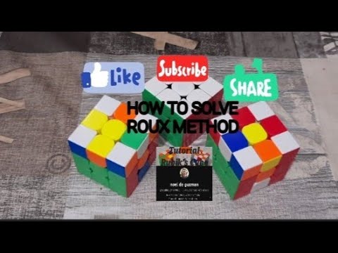 MGA SENARYO NG CORNERS ROUX METHOD #cubers #rubikstutorial - YouTube