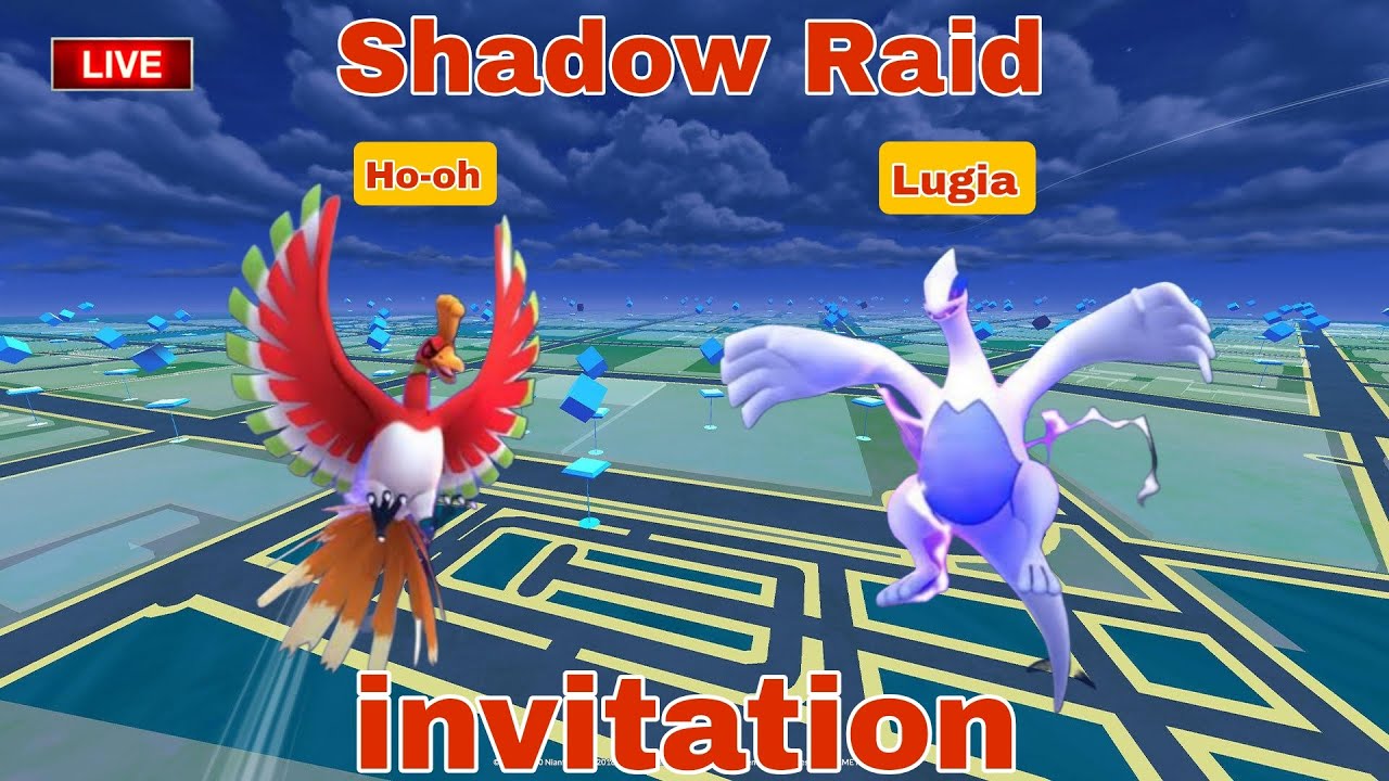 🔴Live Shadow Lugia & Ho-oh Raid invitation #shorts #raj4t5 in #pokemon ...