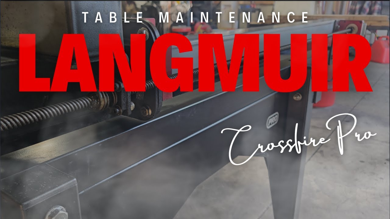 Langmuir Crossfire Pro Table Maintenance - YouTube
