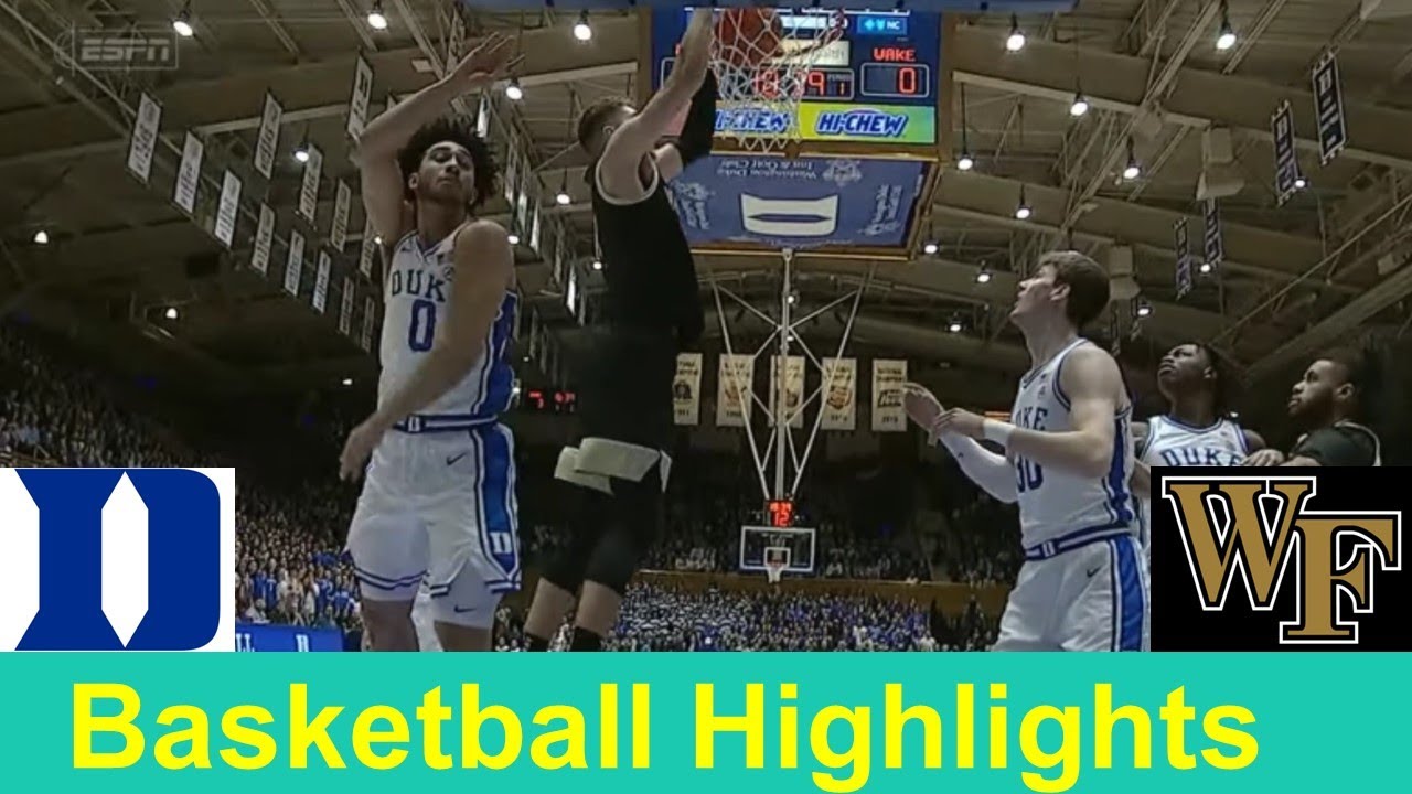 Wake Forest vs #9 Duke Basketball Game Highlights, Feb 12 2024 - YouTube