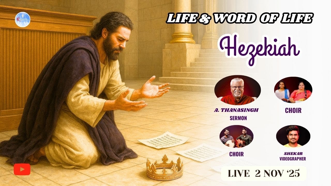 HEZEKIAH | LIFE & WORD OF LIFE | வாழ்வும் வார்த்தையும் | Live@ 4pm | 02 ...