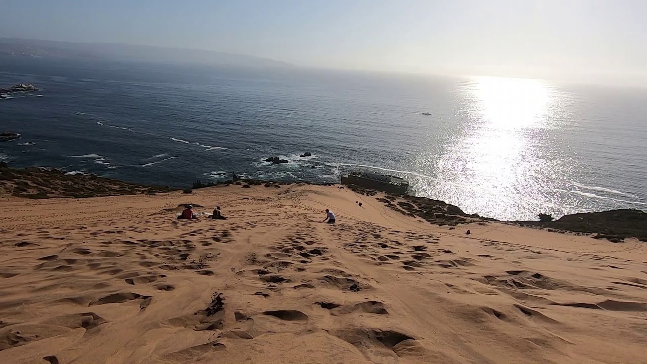 Sandboard en Dunas de Con-Con, Valparaiso - YouTube