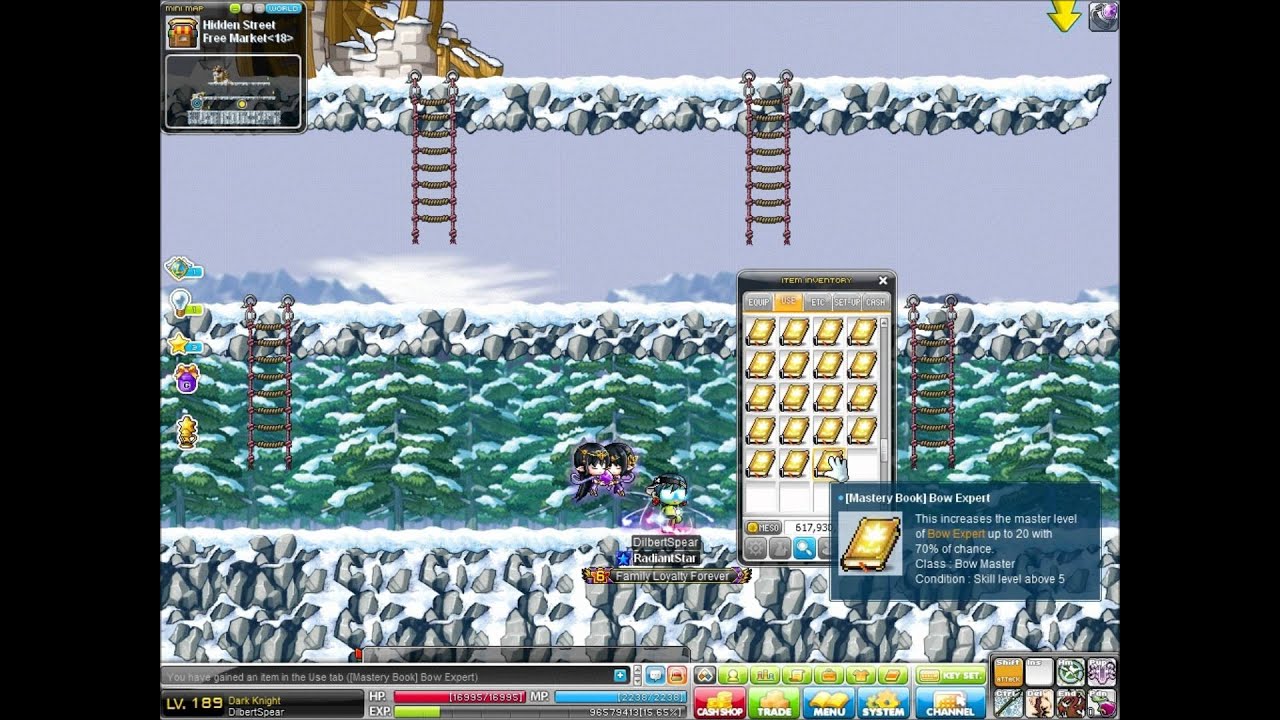 Maplestory - 101 Mystery Mastery Book Run (MMB) - YouTube