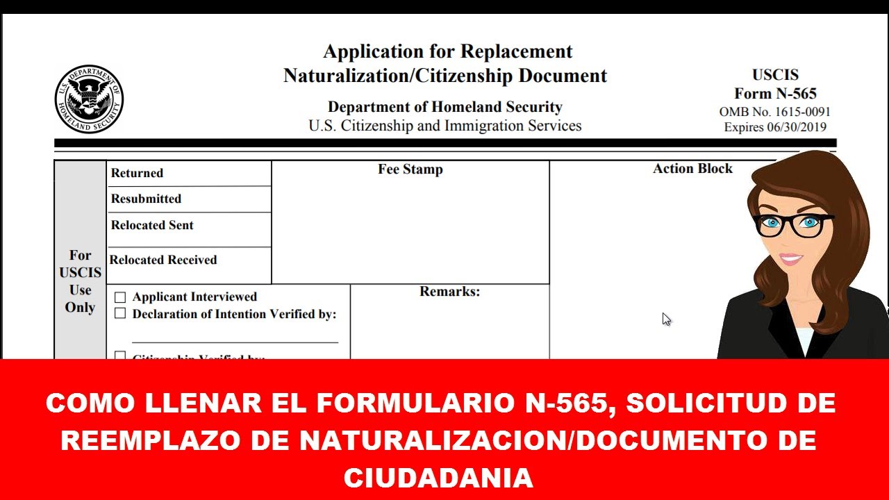COMO LLENAR EL FORMULARIO N 565, SOLICITUD DE REEMPLAZO DE ...