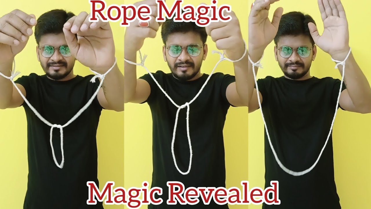 Rope Magic |Magic Revealed|Easy Free Hand Magic - YouTube
