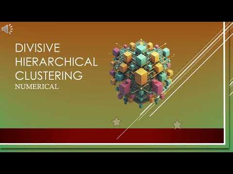 Introduction to Machine Learning (Part - 21) | Divisive Hierarchical ...
