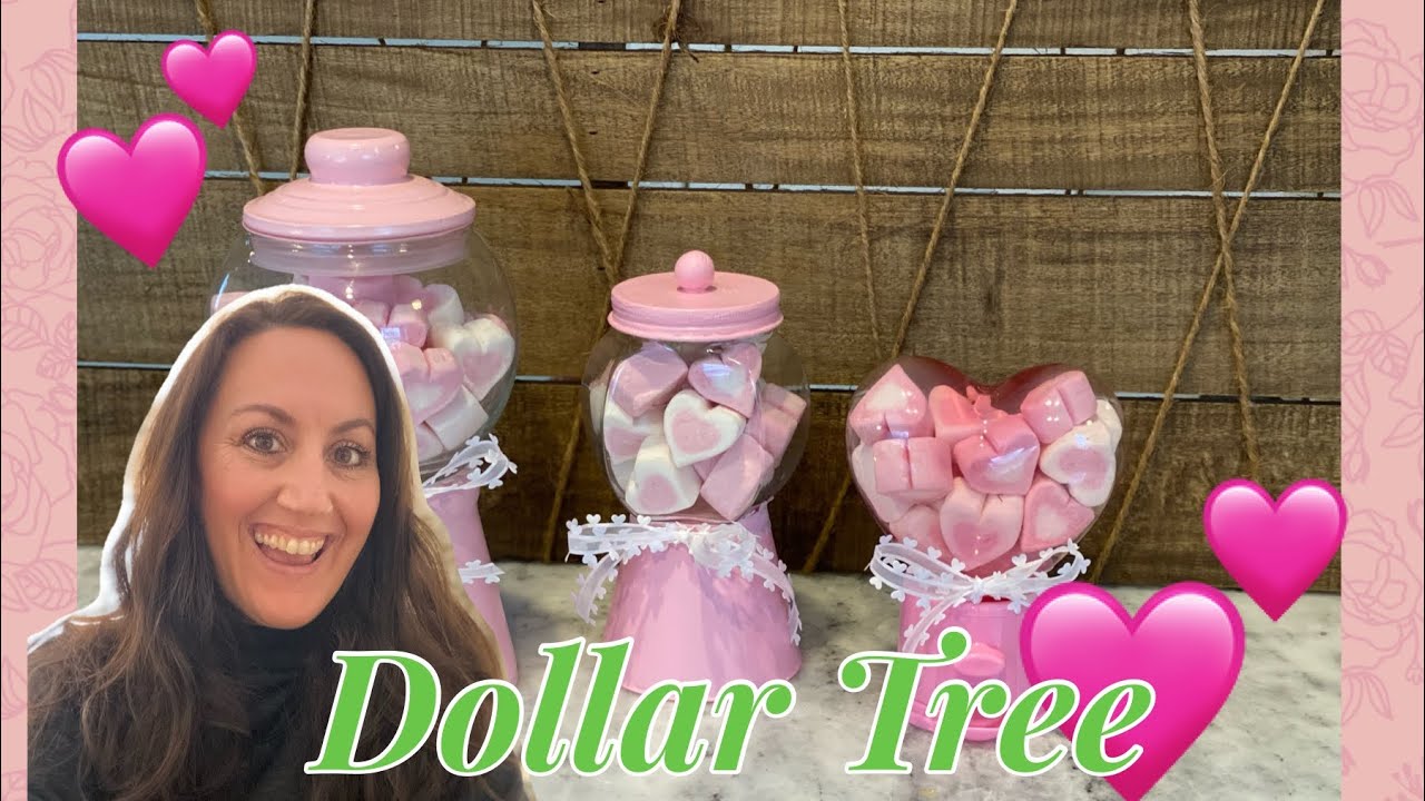 GUM BALL MACHINES 💕 | DOLLAR TREE DIY - YouTube
