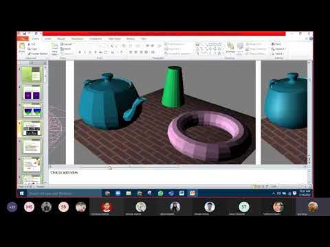 Lecture 13 Computer Graphics (Projections, 3D Object Represent. and Visible Surface ...