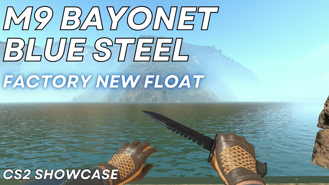 M9 Bayonet Blue Steel | CS2 Skin Showcase #1404 - YouTube