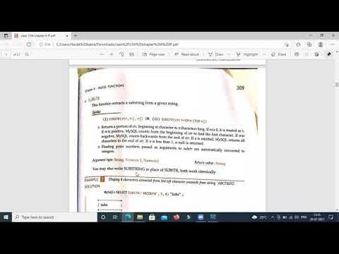 Class12th|| Chapter 6 Mysql Function || Part2 - YouTube