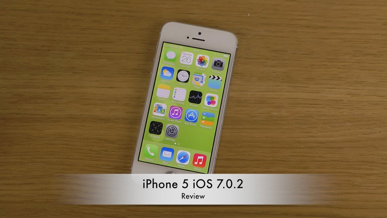 iPhone 5 iOS 7.0.2 - Review - YouTube