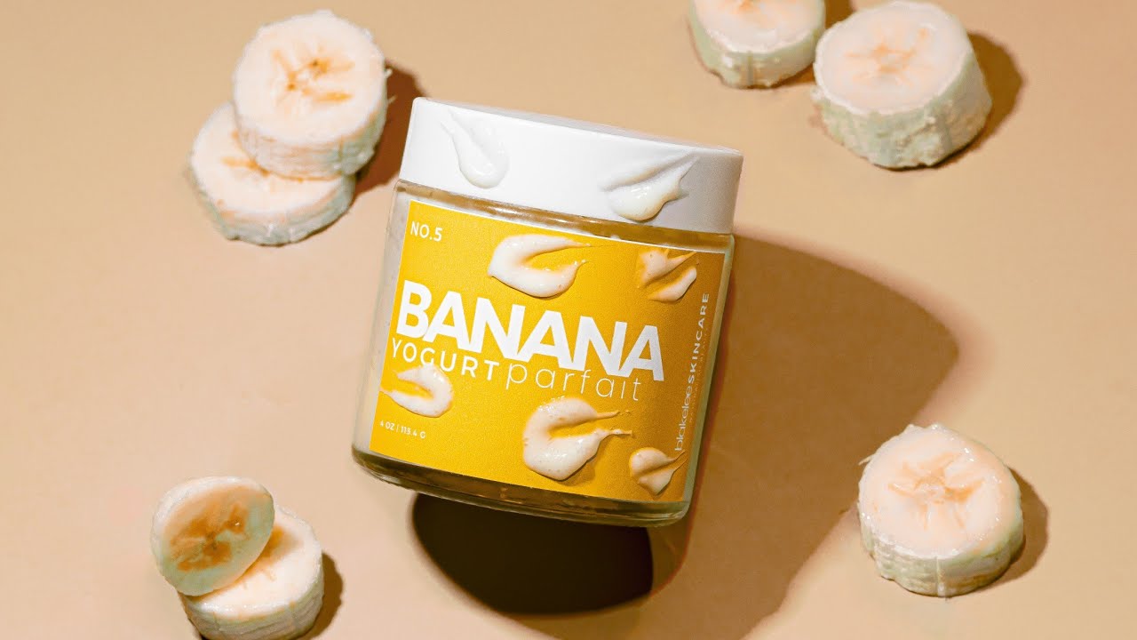 How to Make Banana Oil 🍌 (Banana Yogurt Body Parfait) - YouTube
